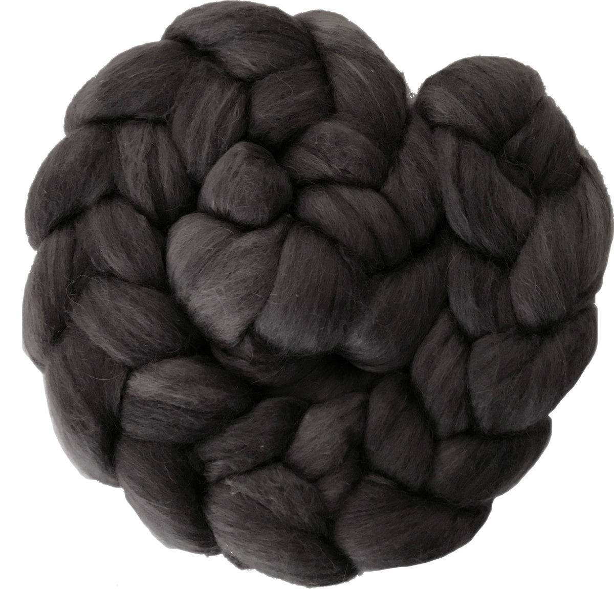 Graphite - Merino and Silk Sliver – fibre2go